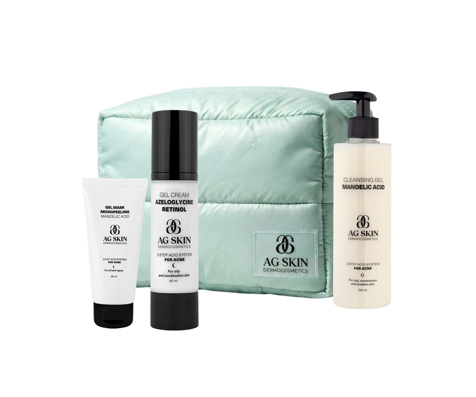 Набір для профілактики та лікування акне AG SKIN - agskindermo.com.ua